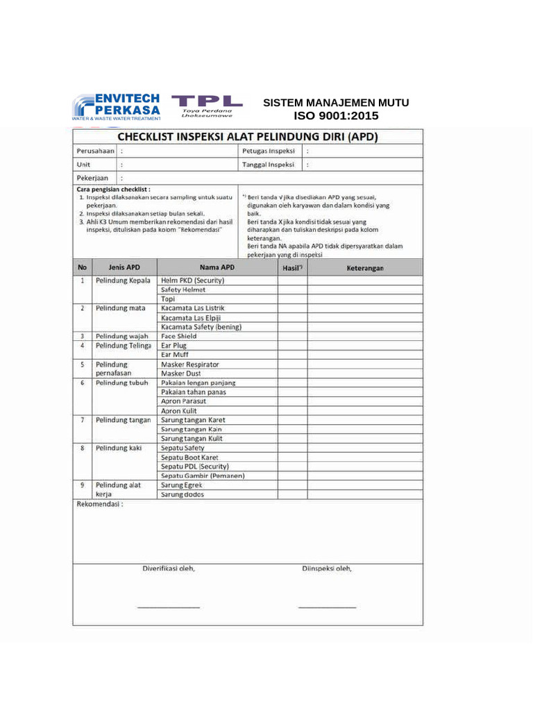 Inspection APD | PDF