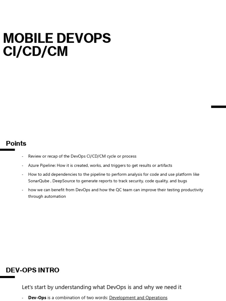 Mobile DevOpsق | PDF | Version Control | Systems Engineering