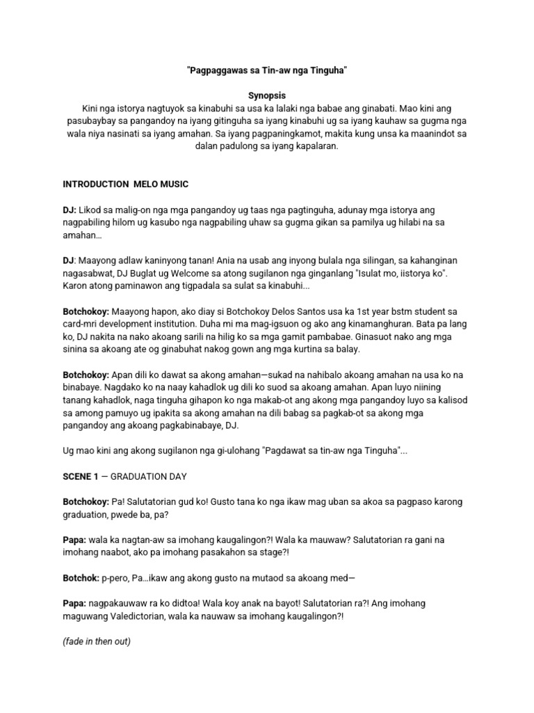 Radio Drama Script 2 2 | PDF