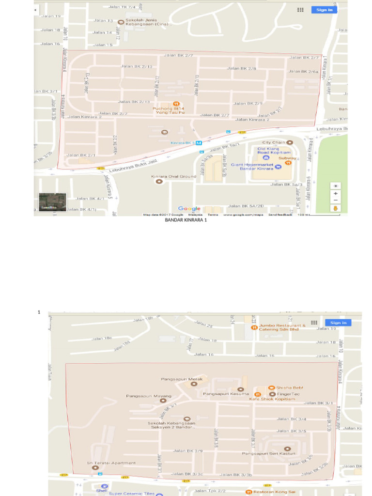Bandar Kinrara 1 | PDF