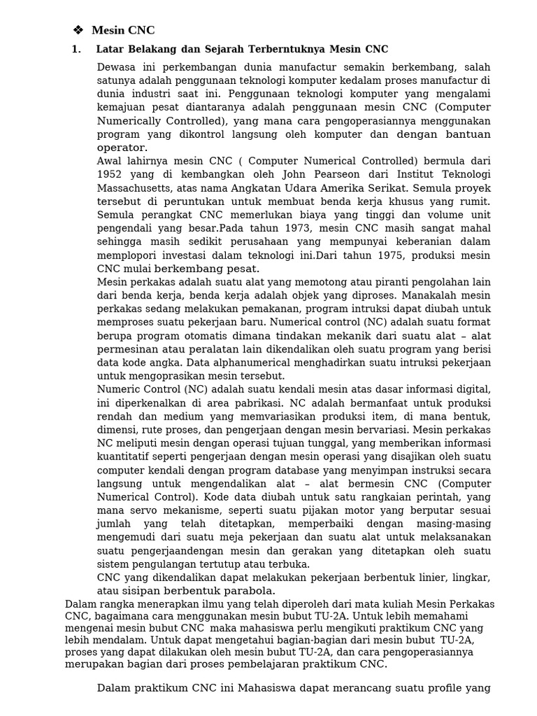 Modul CNC | PDF