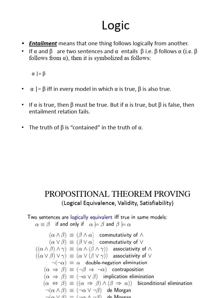 1 1 Propositional Theorem Proving Pdf Mathematical Proof Theorem