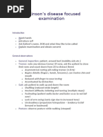 Cerebellar Examination OSCE Checklist Geeky Medics | PDF