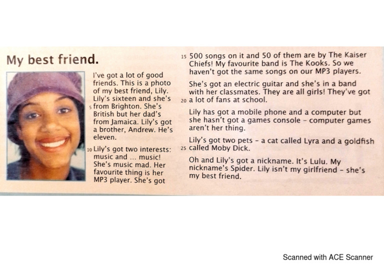 READING My Best Friend | PDF
