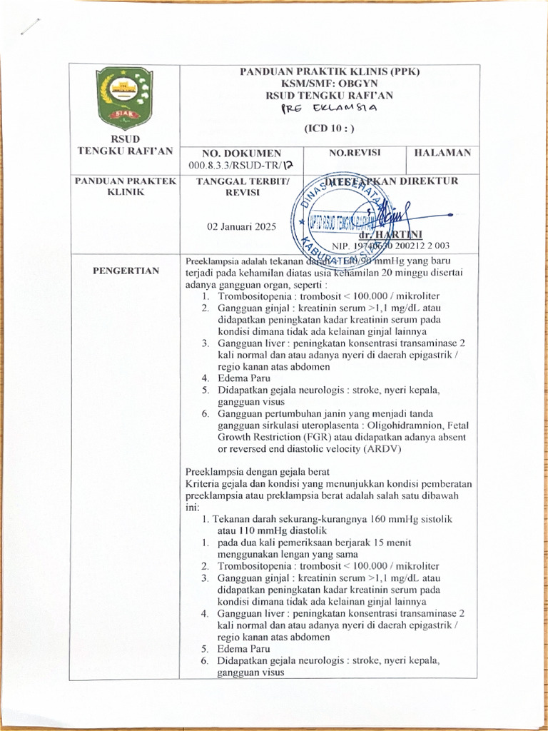 Pre Eklamsia | PDF