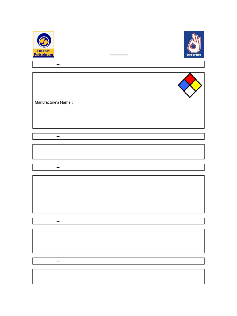 VLSFO Material Safety Data Sheet (MSDS) | PDF | Water | Fires
