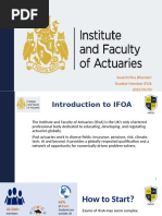 IFoA Qualification Handbook 2021 | PDF | Actuarial Science
