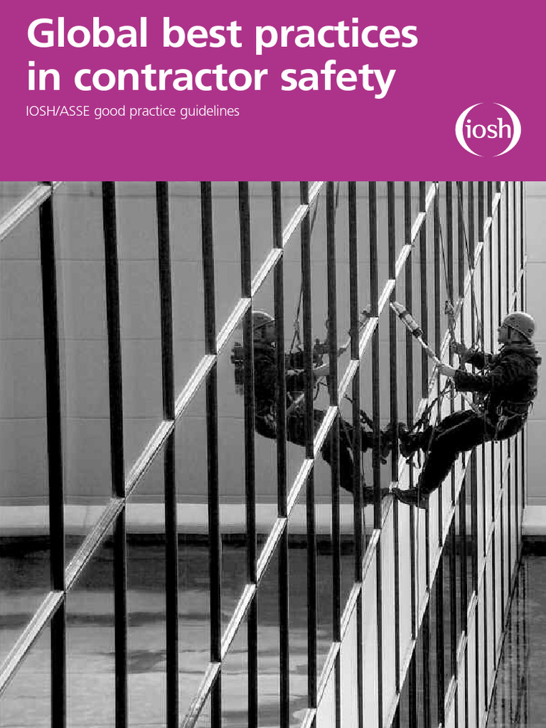 Contractor Safety Best Practices Guide | PDF | Occupational Safety And ...