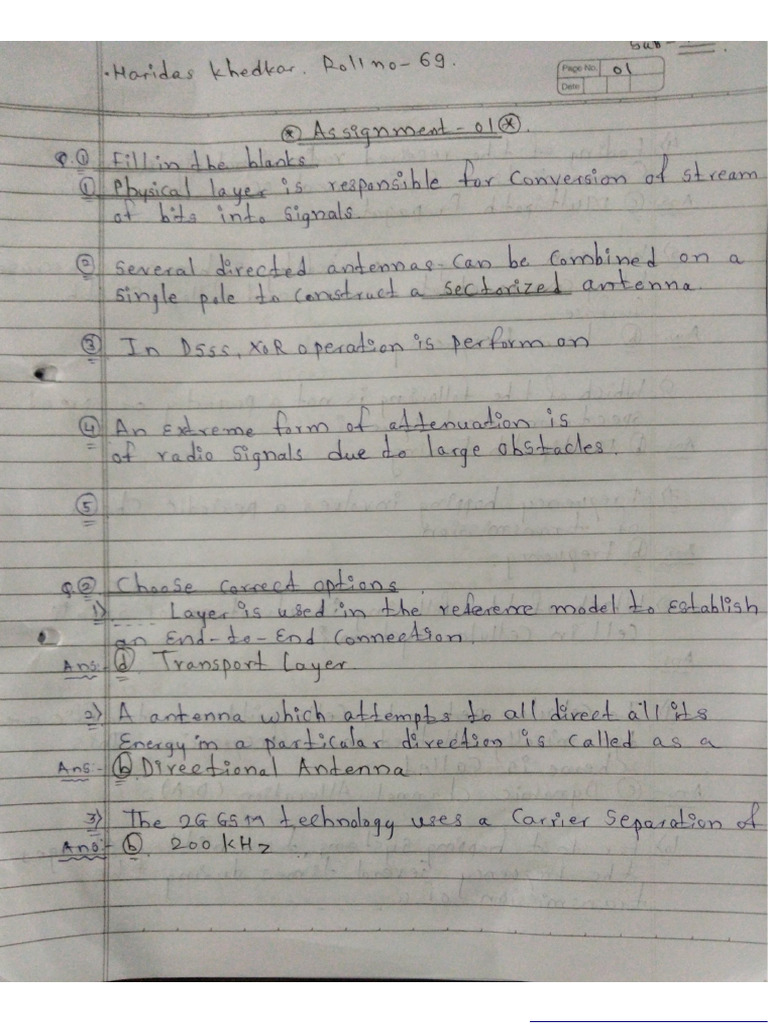 MC - Assignment 1 - Harry | PDF