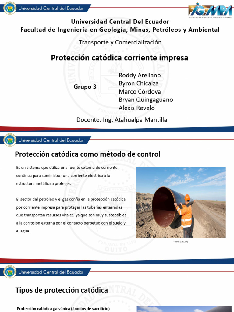 Proteccion Catódica Por Corriente Impresa | PDF | Electricidad | Electromagnetismo
