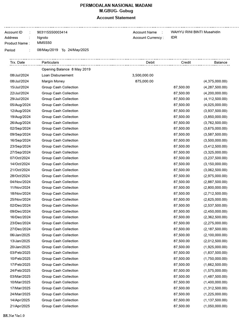 AccountStatement 5 26 2025 | PDF | Business | Money