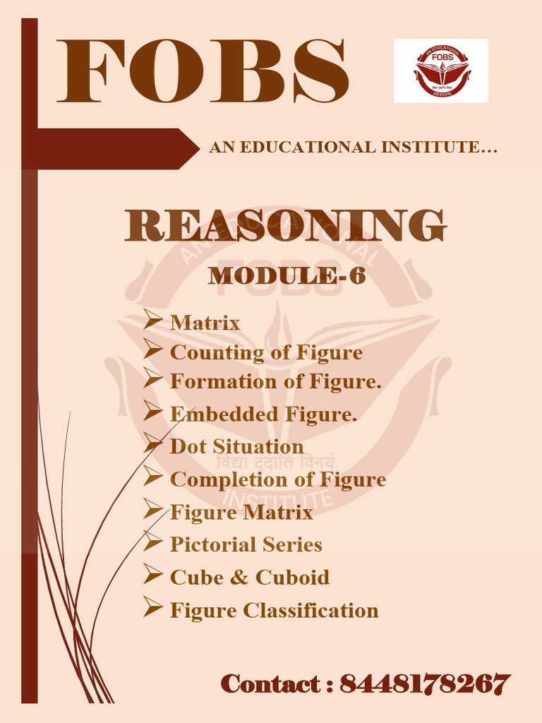 Reasoning Module 6 | PDF
