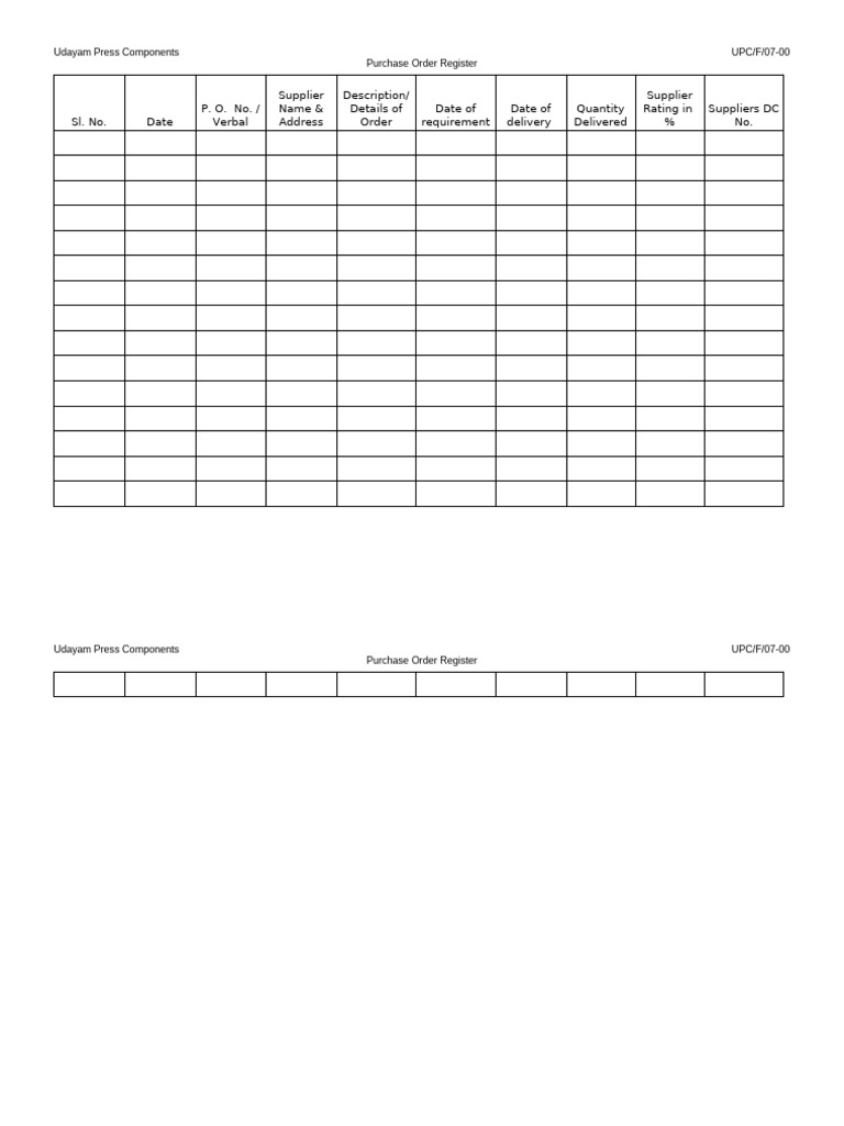 Purchase Order | PDF