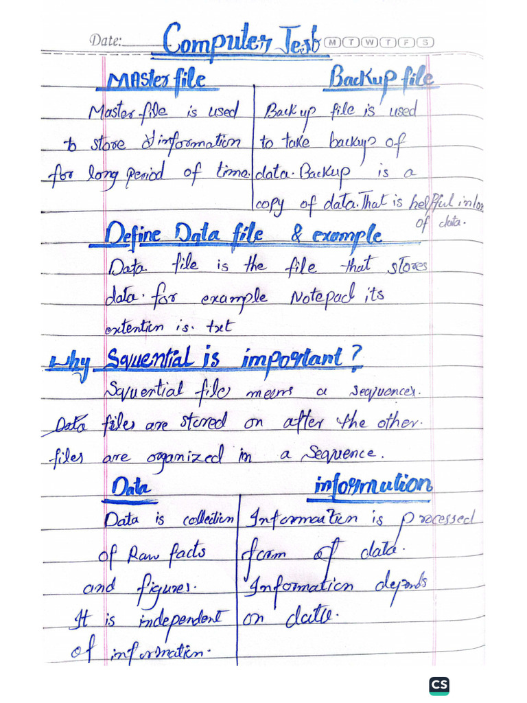 Computer (This Topic Is Taken From 2nd Year Computer Book) | PDF