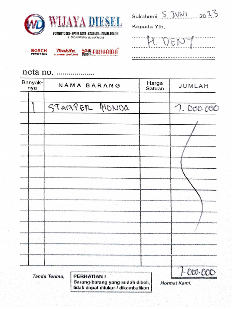 Stamper Honda 2023 | PDF