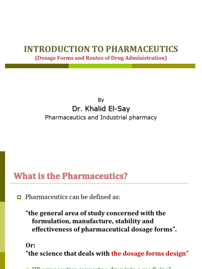 1.introduction To Pharmaceutics | PDF | Topical Medication ...