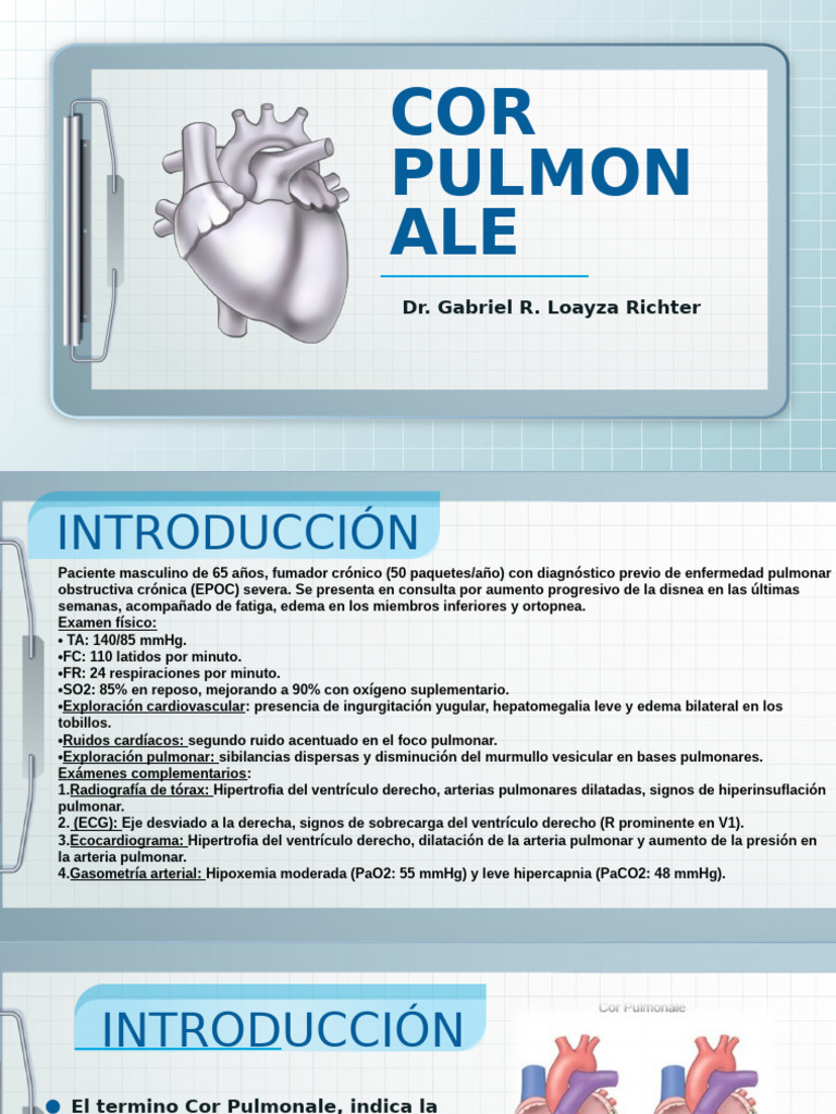Cor Pulmonale | PDF | Especialidades Medicas | Sistema cardiovascular