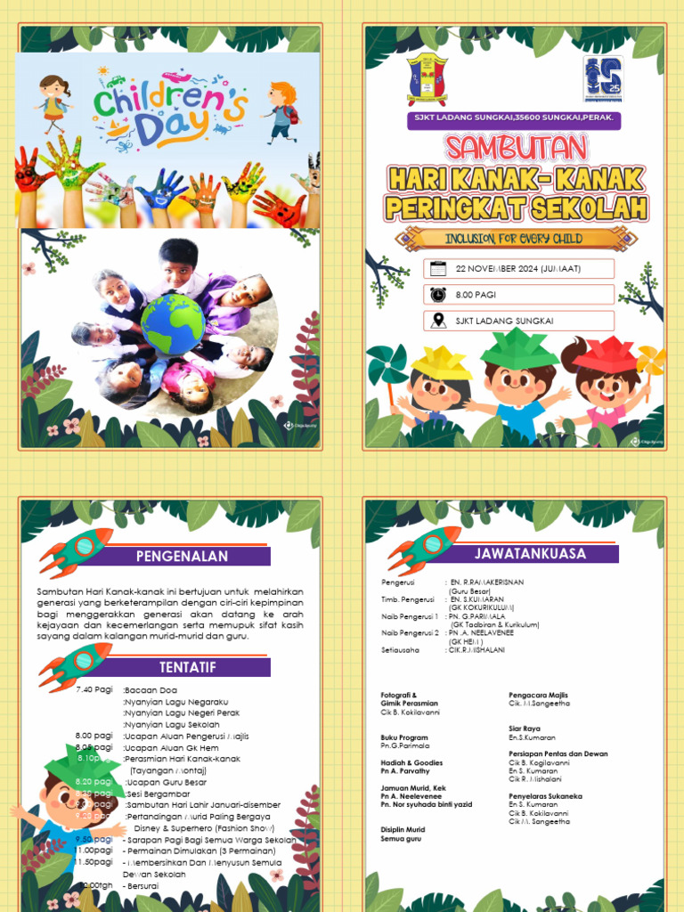 Buku Program Hari Kanak2 24 | PDF