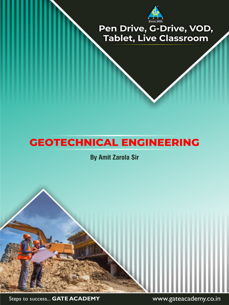 Geotechnical Engg. Workbook | PDF | Soil Mechanics | Applied And ...