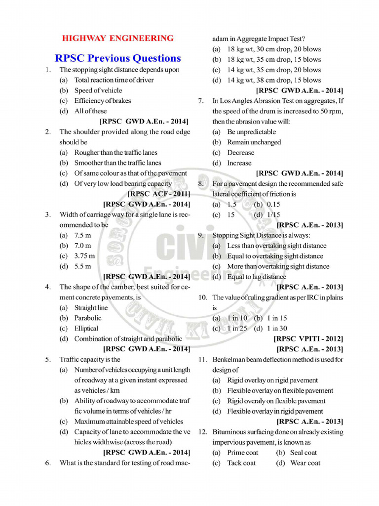 RPSC Highway | PDF