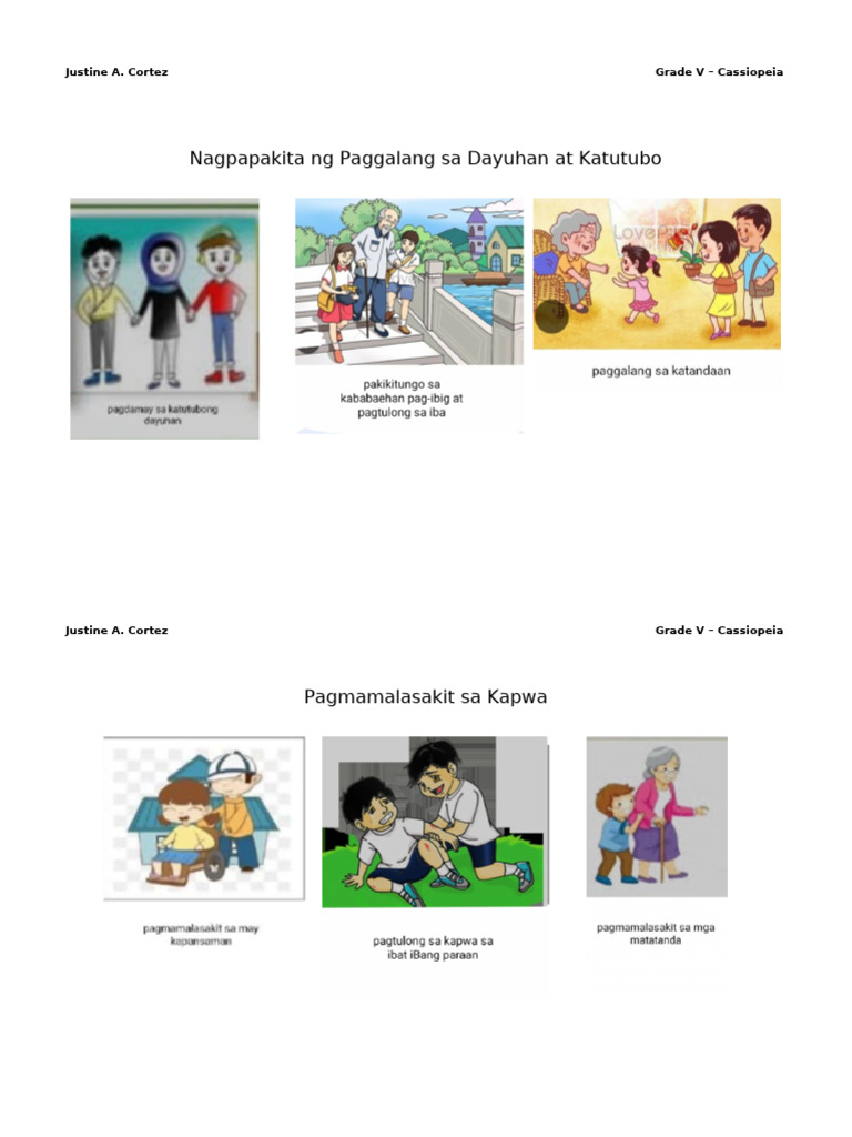 Paggalang Sa Dayuhan | PDF