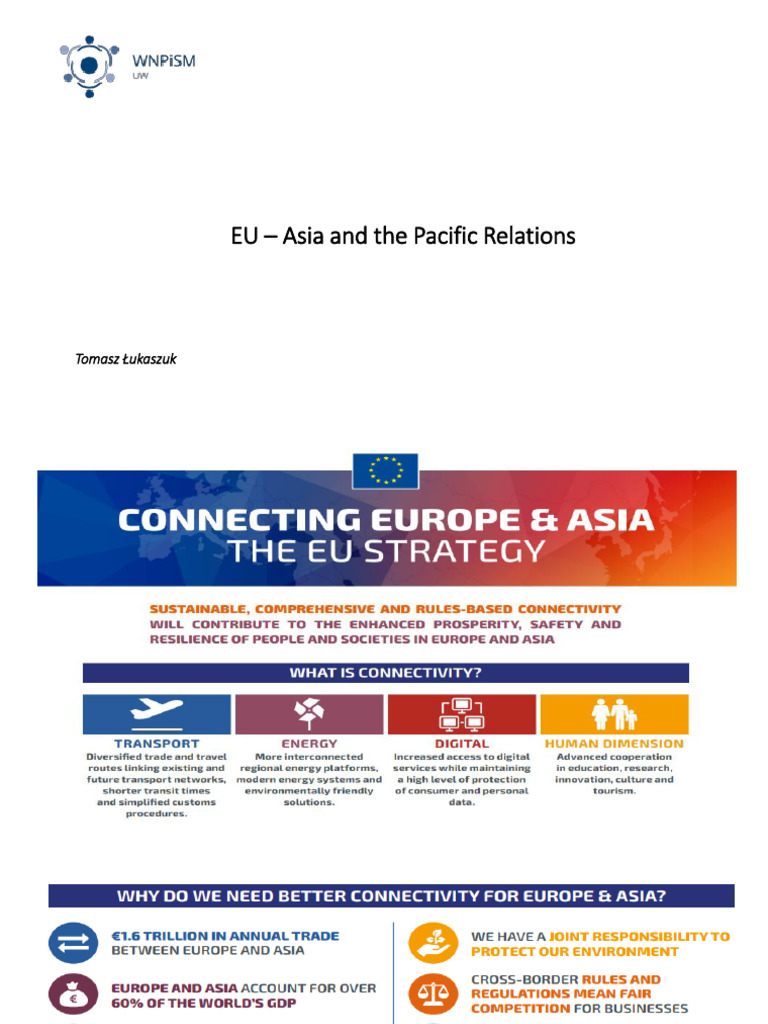 EU - Asia and The Pacific Relations | PDF | European Union ...