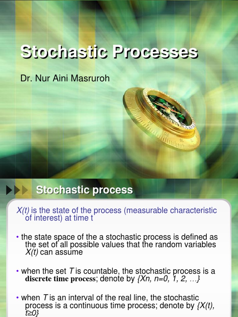 Stochastic Processes | PDF | Stochastic Process | Poisson Distribution