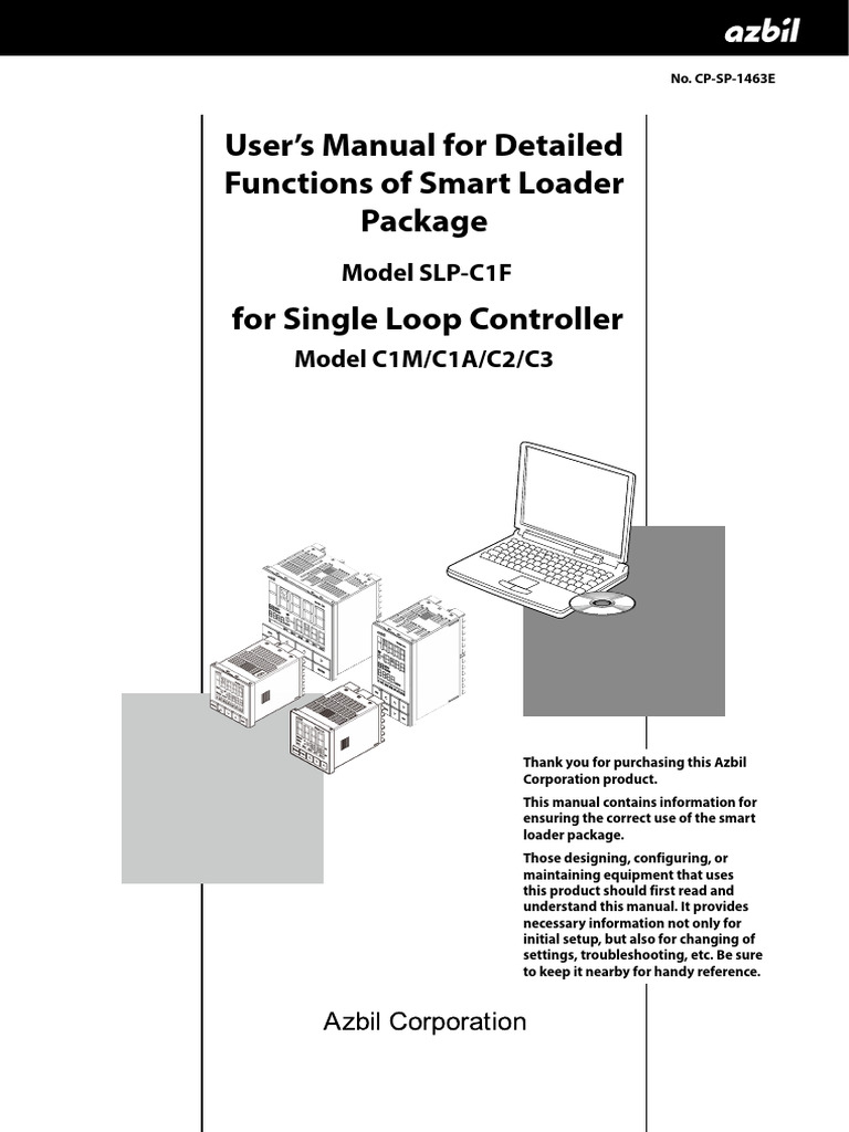 User's Manual For Detailed Functions of Smart Loader Package For Single Loop Controller | PDF ...