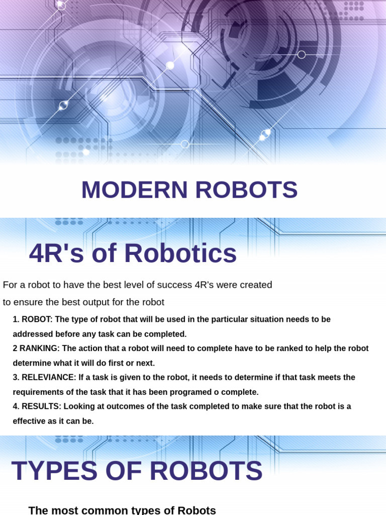 Modern Robots Wps Office | PDF | Robot | Robotics
