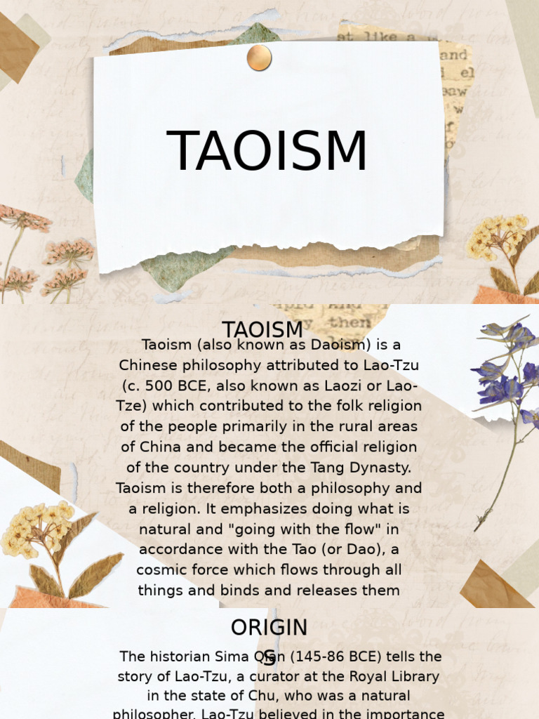 Taoism 20241105 221844 0000 | PDF | Laozi | Tao