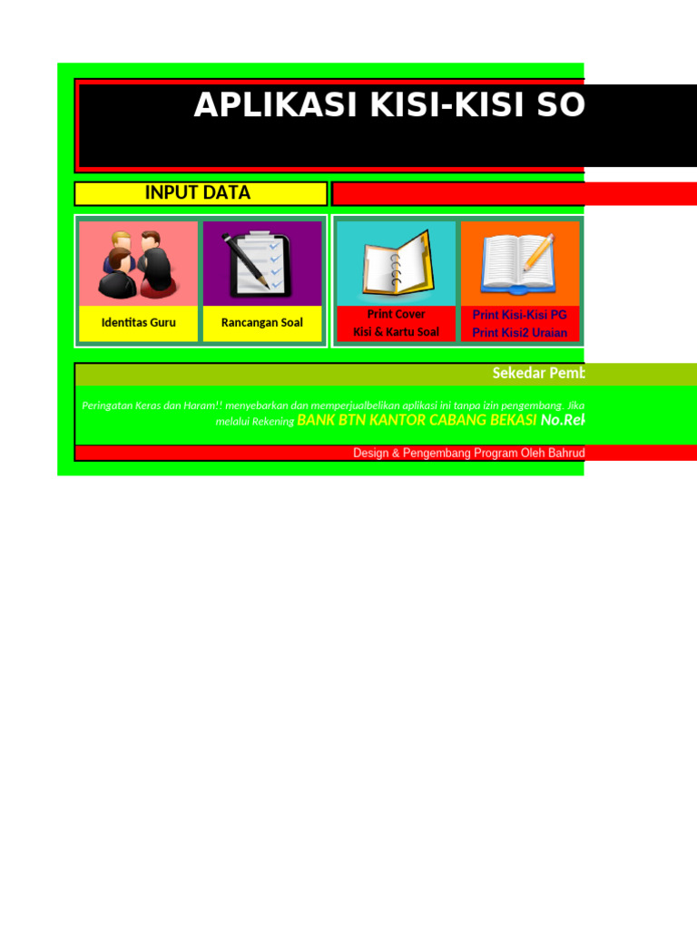 Naskah Soal - Bhs Indo - Aplikasi Umbn | PDF