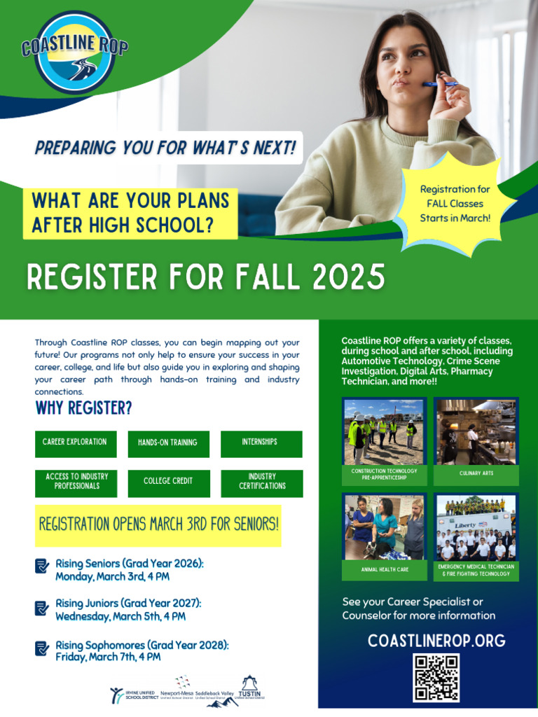 Coastline ROP Registration Opens March 3 | PDF