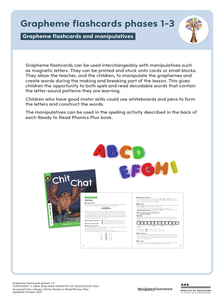 Phonics Plus Grapheme Flashcards | PDF | Phonics | Linguistics