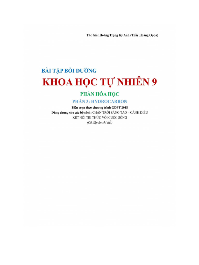 Boi Duong HSG Hoa Hoc Khtn9 | PDF
