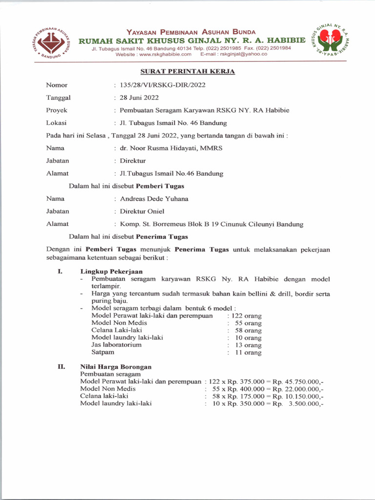 SPK Seragam | PDF