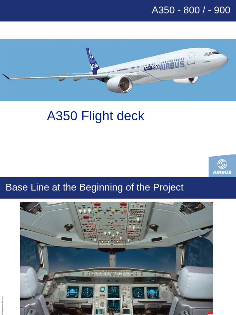 A350 Flight Deck Overview and Features | PDF | Cockpit | Aerospace