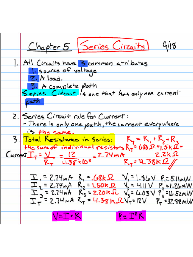 Series Circuit | PDF