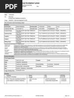 Weathering Certificate and Vanning Certificate | PDF