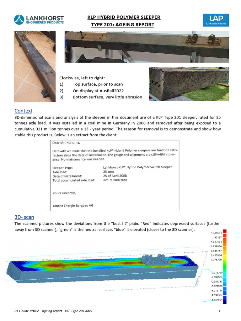 KLP Type 201 Sleeper Ageing Analysis | PDF | Building Engineering ...