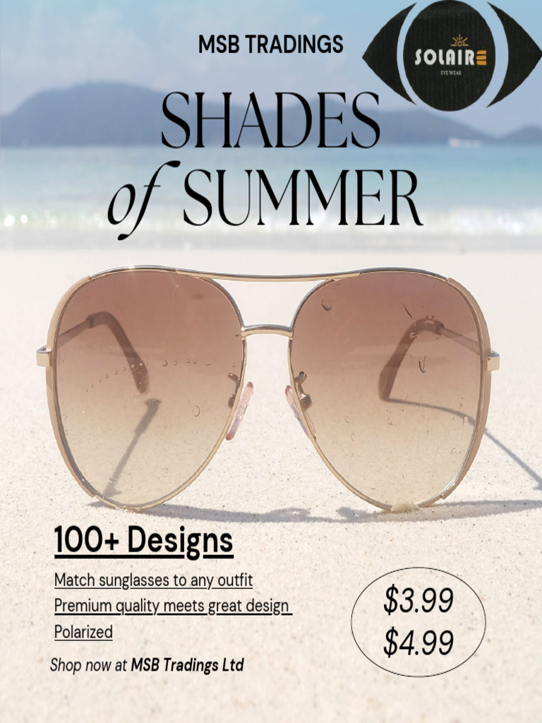 Sunglasses MSB | PDF