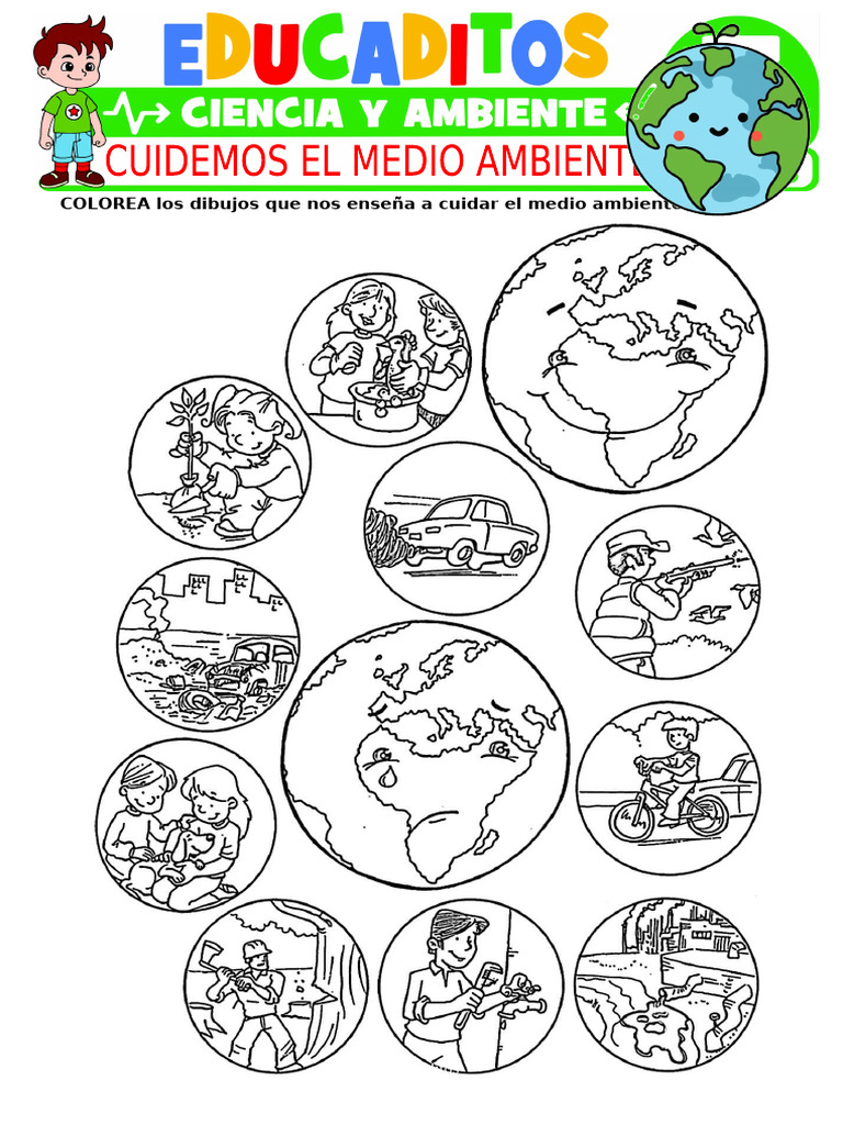 Cuidemos El Medio Ambiente para Ninos de 5 Anos | PDF