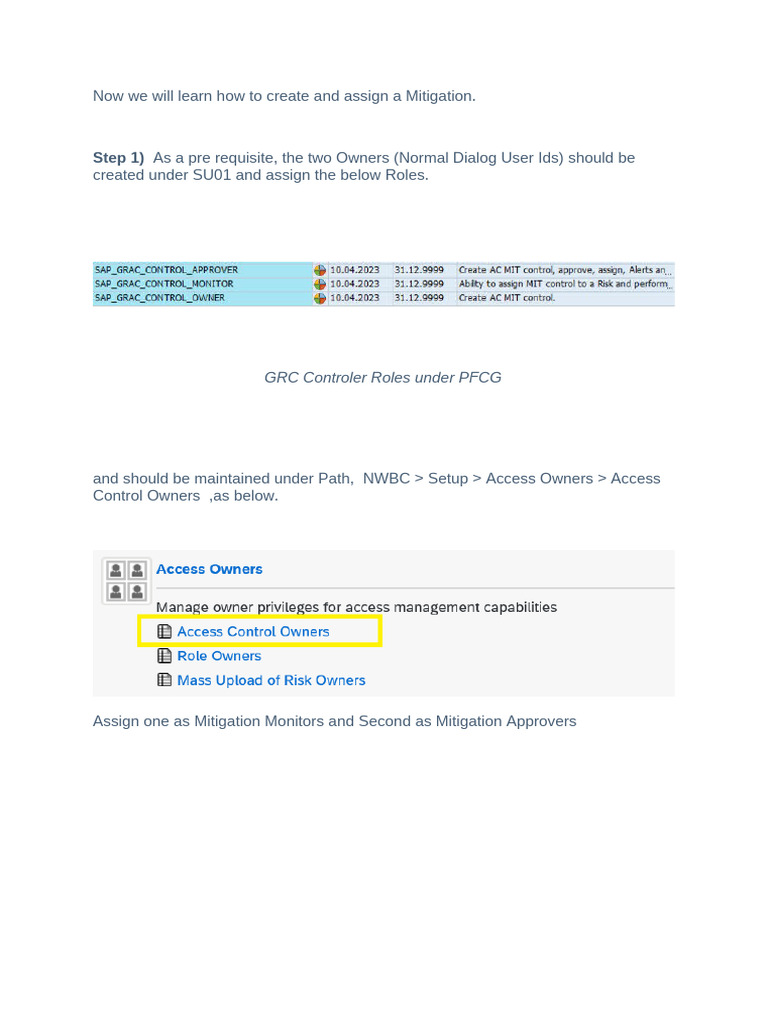 Mitigation Creation and Assignment Guide | PDF | Computing ...