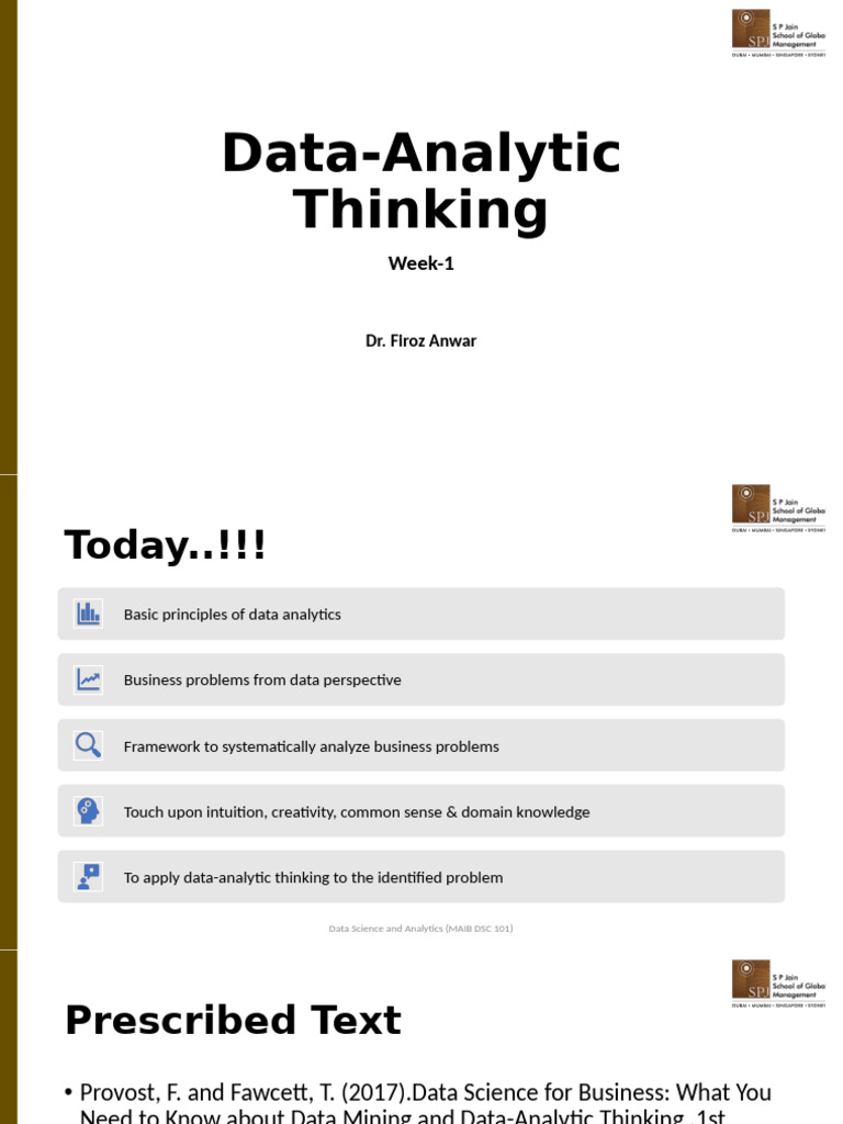 Data Analytic Thinking | PDF | Analytics | Data Science