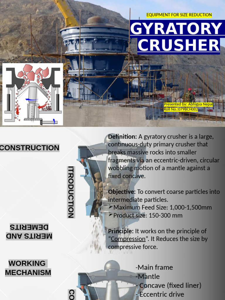 Gyratory Crusher: Principles and Features | PDF | Applied And ...