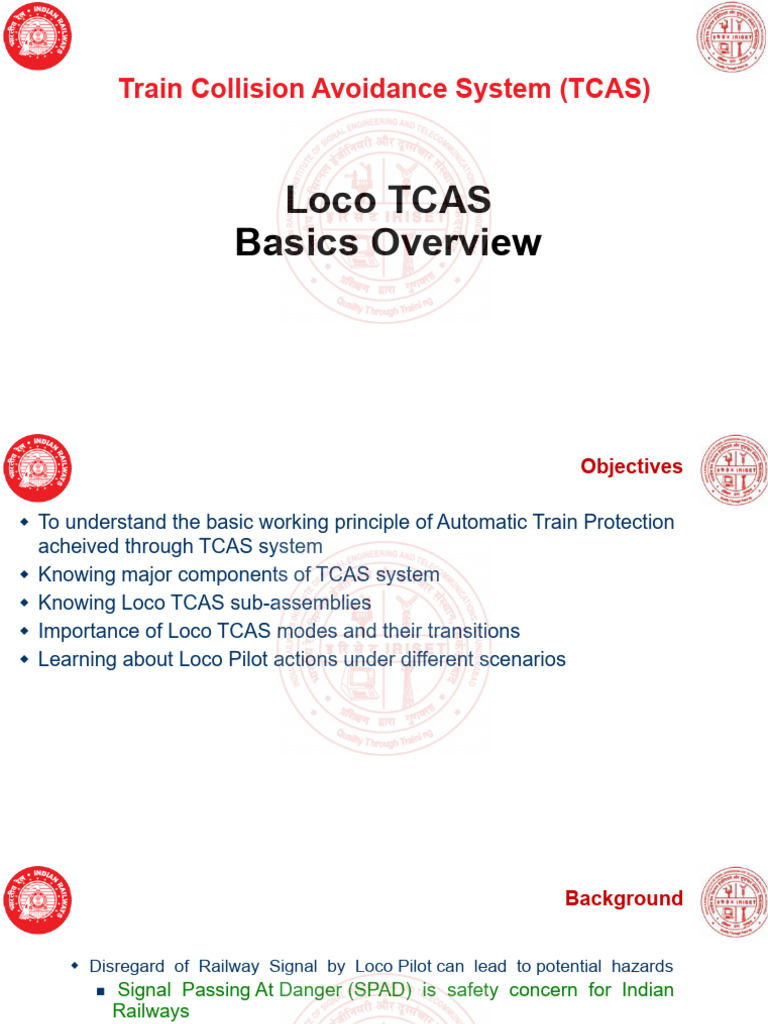 Loco TCAS Overview and Functionality | PDF | Rail Transport