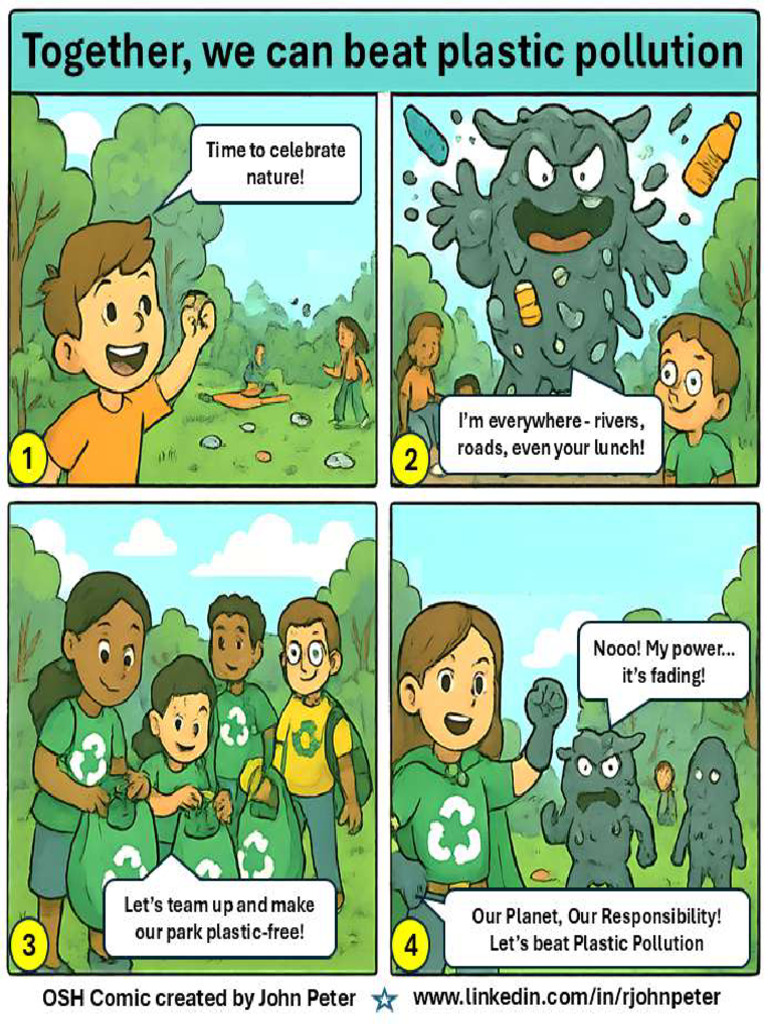 OSH Comics - Beat Plastic Pollution | PDF