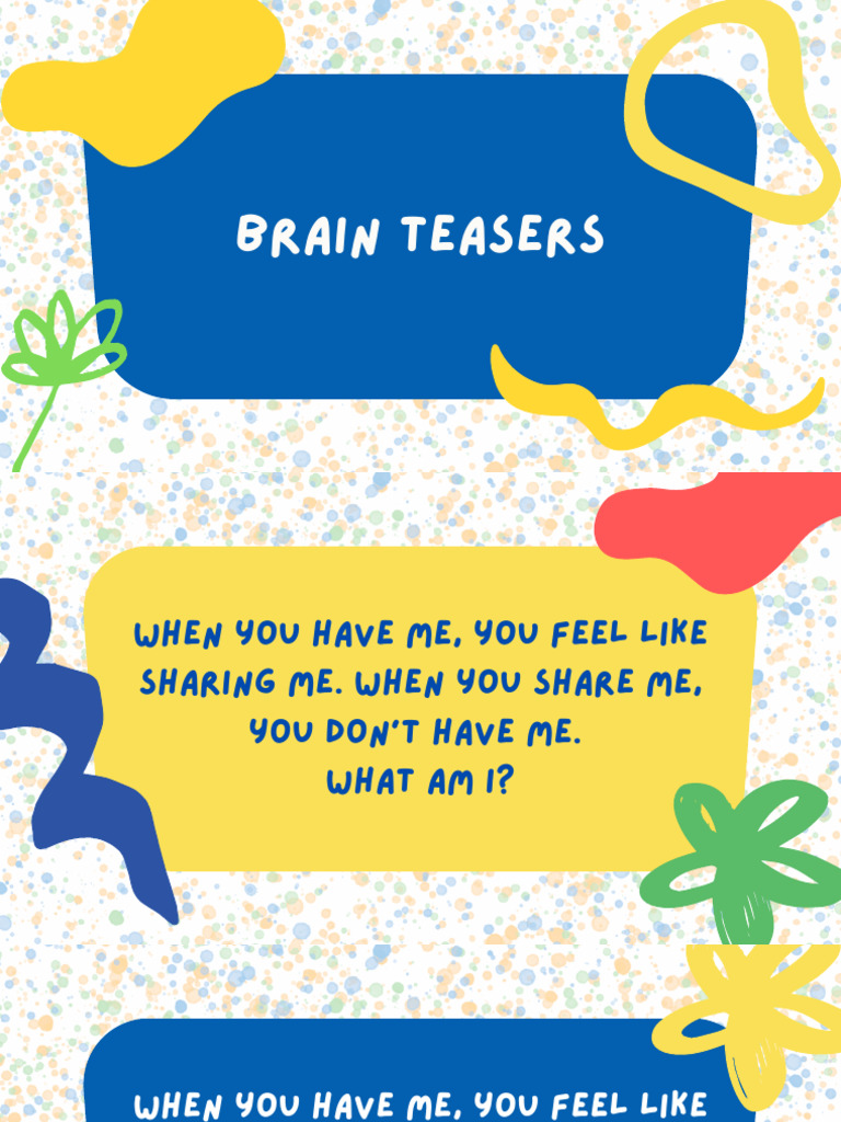 Brain Teaser | PDF