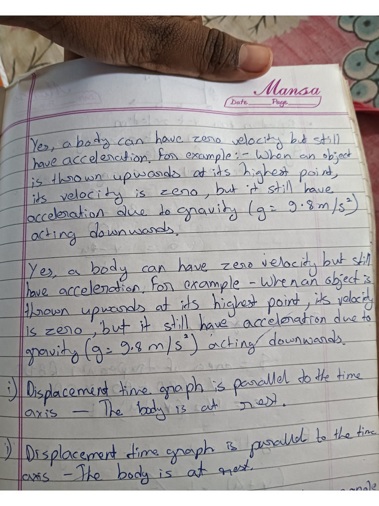 Science Class 9 Physics Motion | PDF