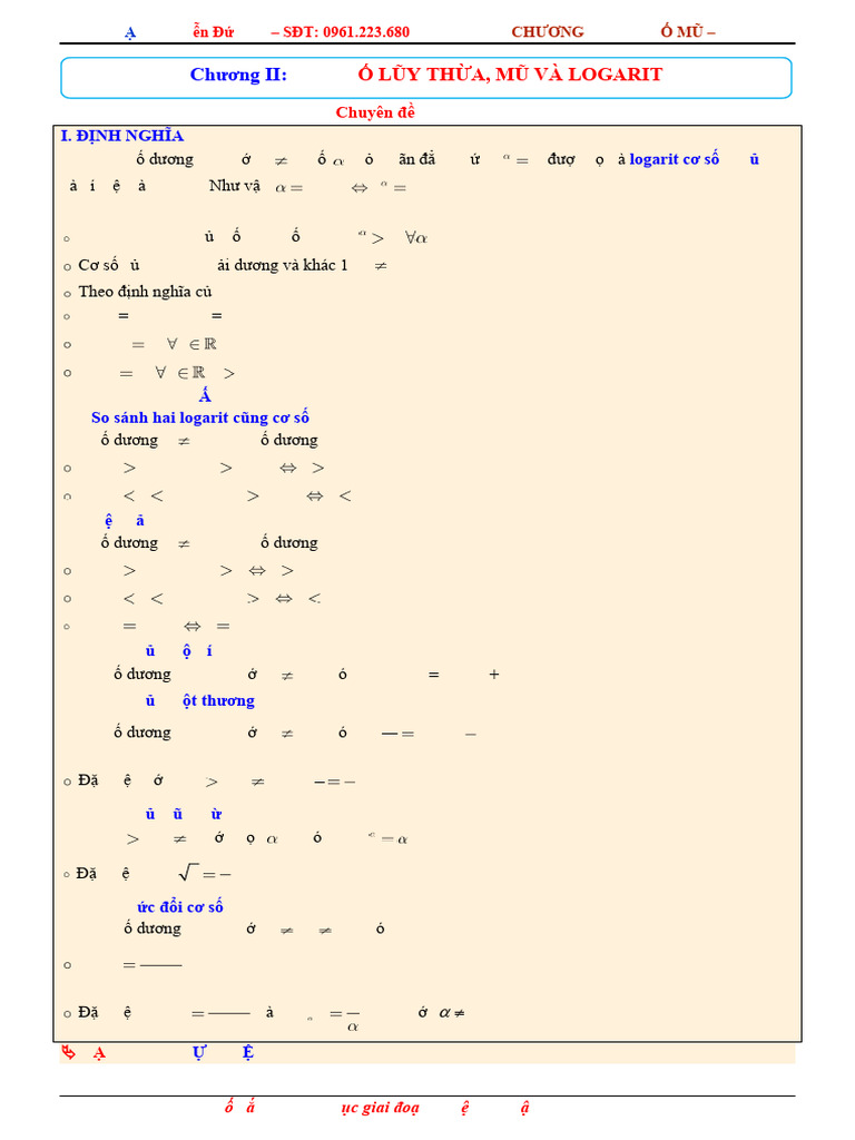 Bài 2 Logarit CH A Live | PDF