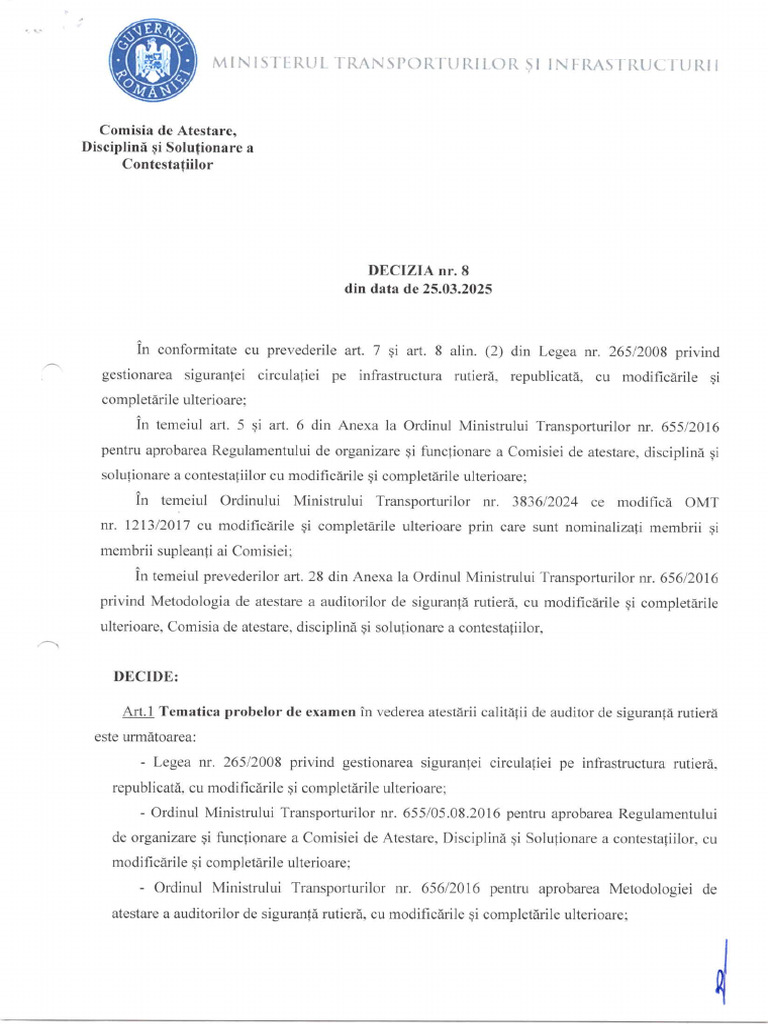 Tematica Examen 2025 - de Printat | PDF